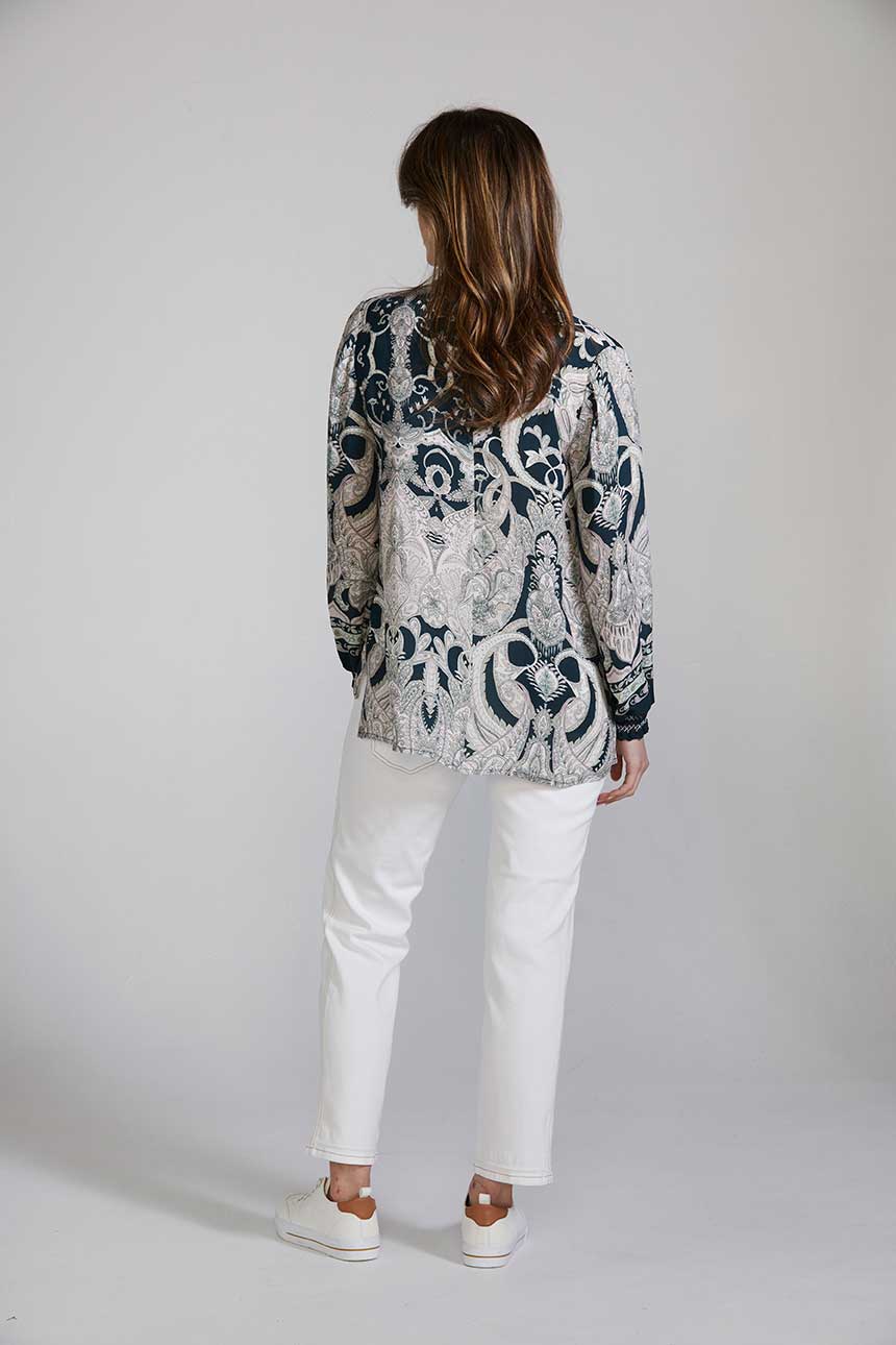 Lania Damask Shirt | JourdanJourdan